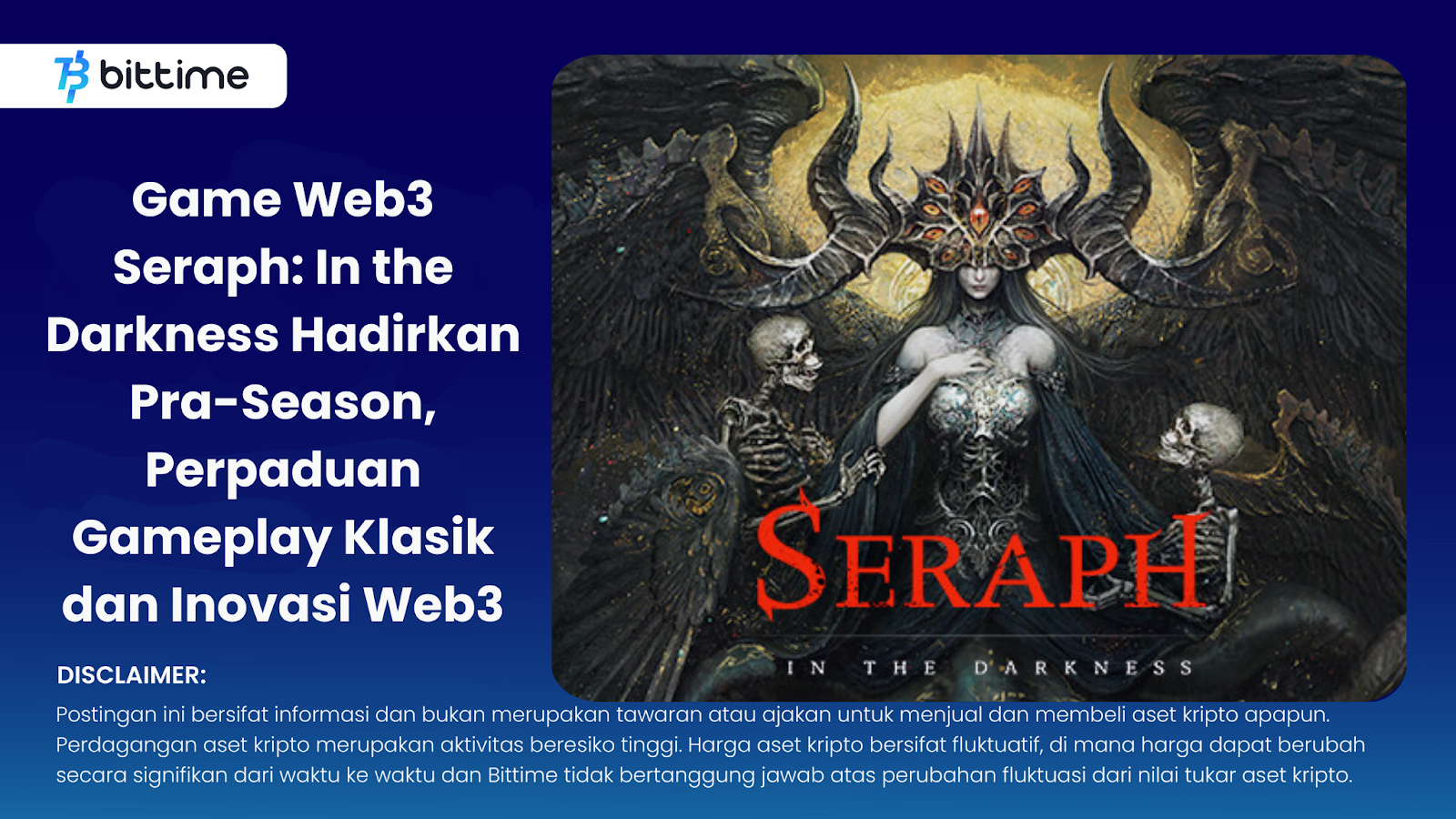 Web3 Game Seraph: In the Darkness Presents Pre-Season, a Combination of Classic Gameplay and ...