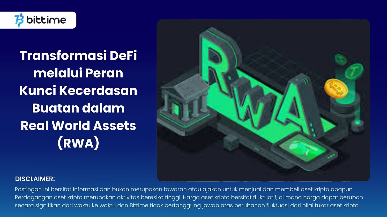Transformasi DeFi melalui Peran Kunci Kecerdasan Buatan dalam Real World Assets (RWA) – Bittime