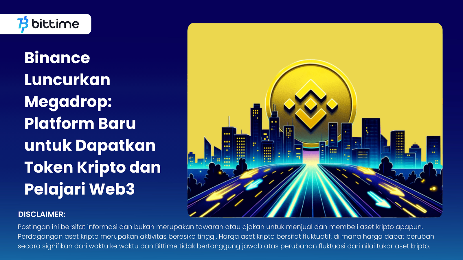 Binance Launches Megadrop: A New Platform to Earn Crypto Tokens and Learn Web3 – Bittime