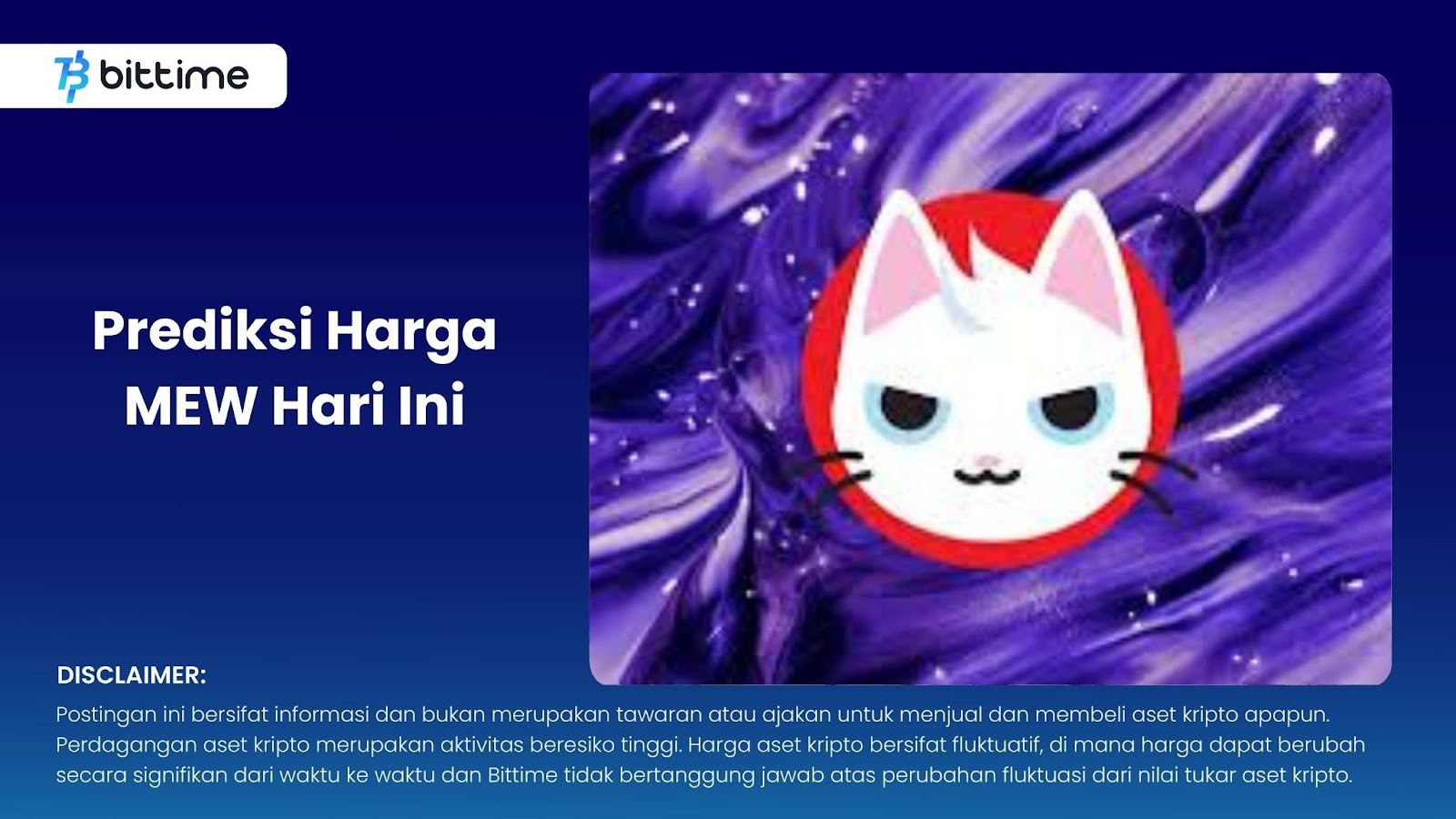 MEW Price Prediction Today – Bittime