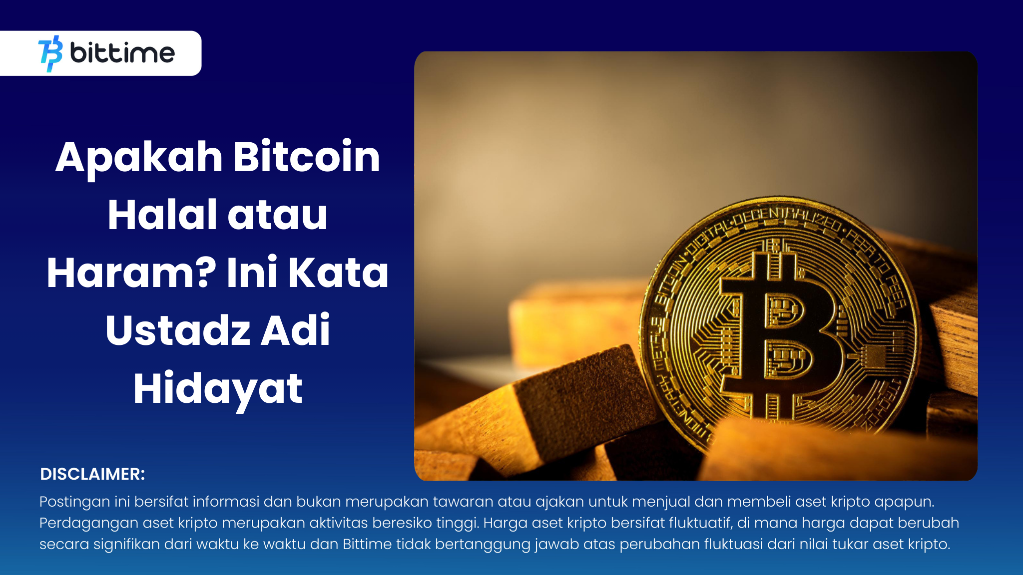 Apakah Bitcoin Halal atau Haram? Ini Kata Ustadz Adi Hidayat – Bittime