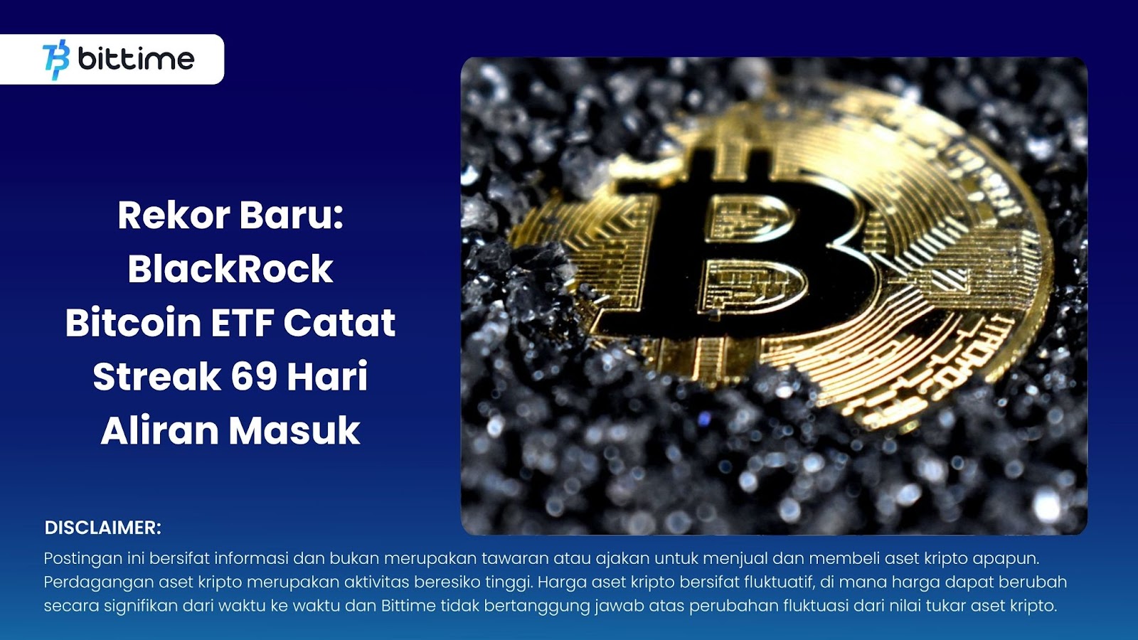 New Record: BlackRock Bitcoin ETF Records 69-Day Streak of Inflows ...