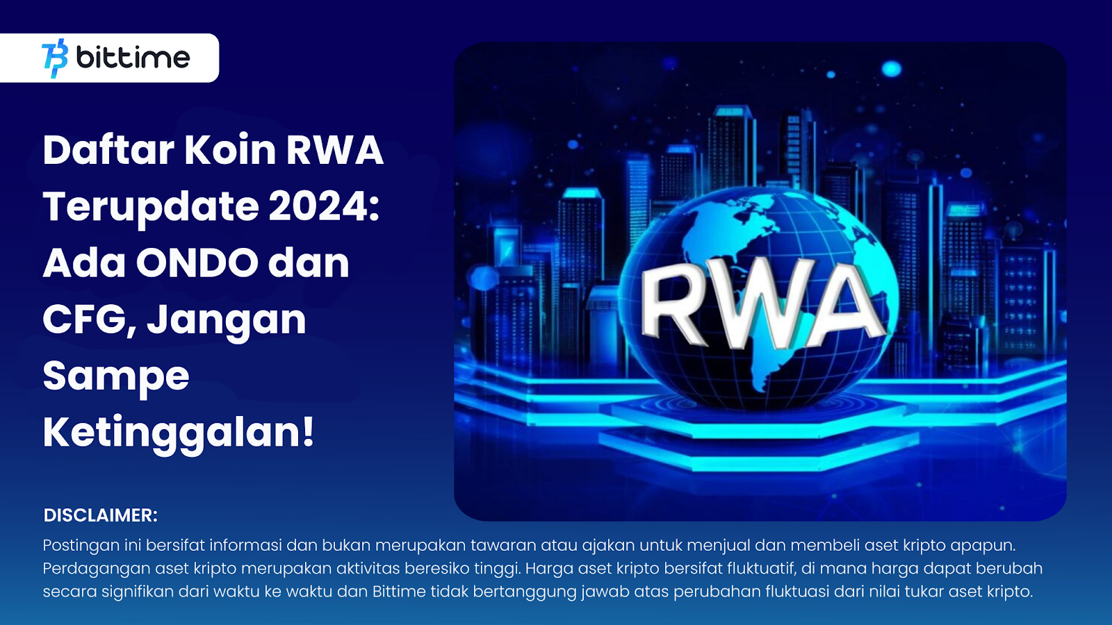 Updated RWA Coin List 2024: ONDO and CFG, Don't Miss It! – Bittime