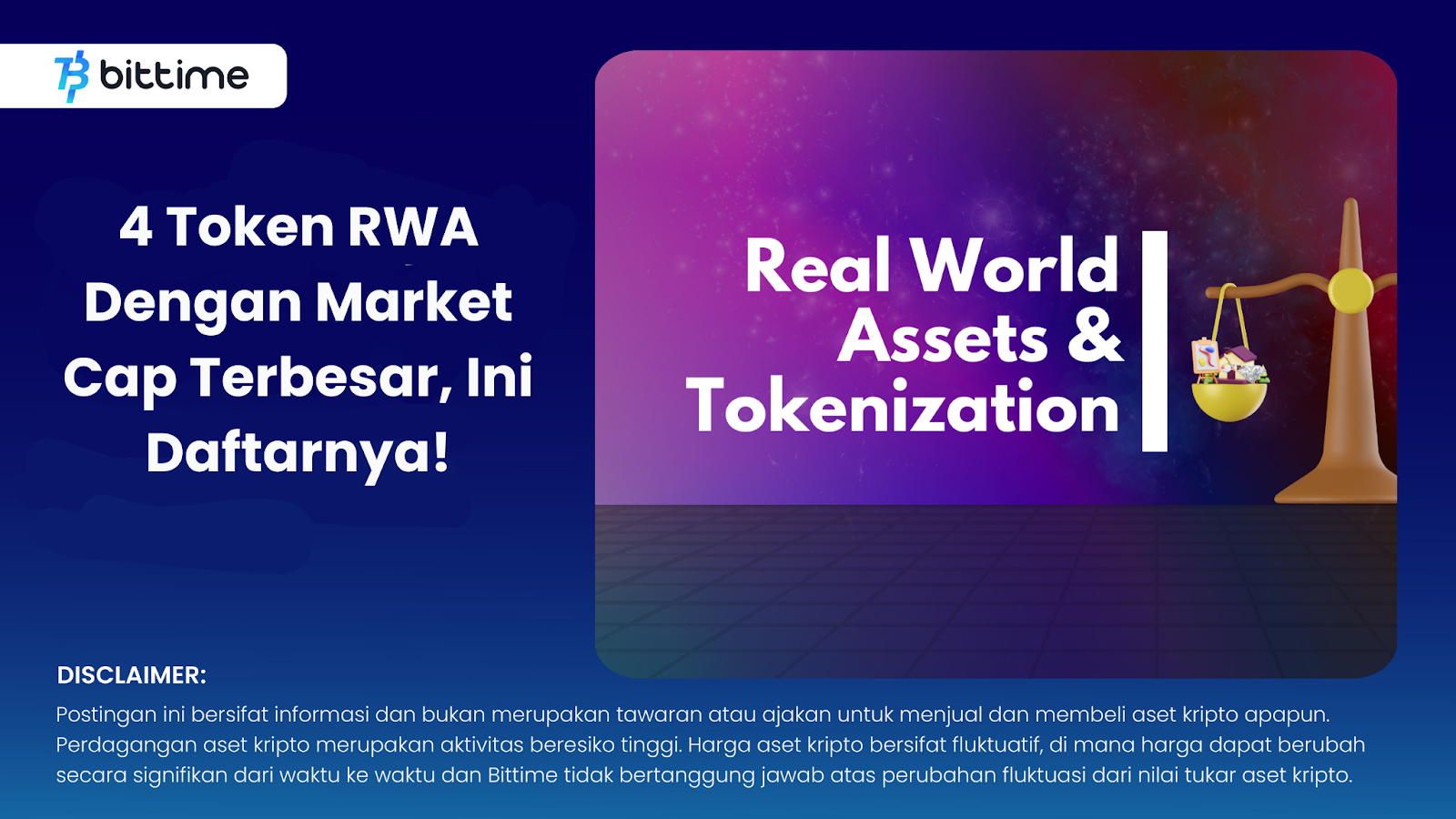 4 Token RWA dengan Market Cap Terbesar, Ini Daftarnya! – Bittime
