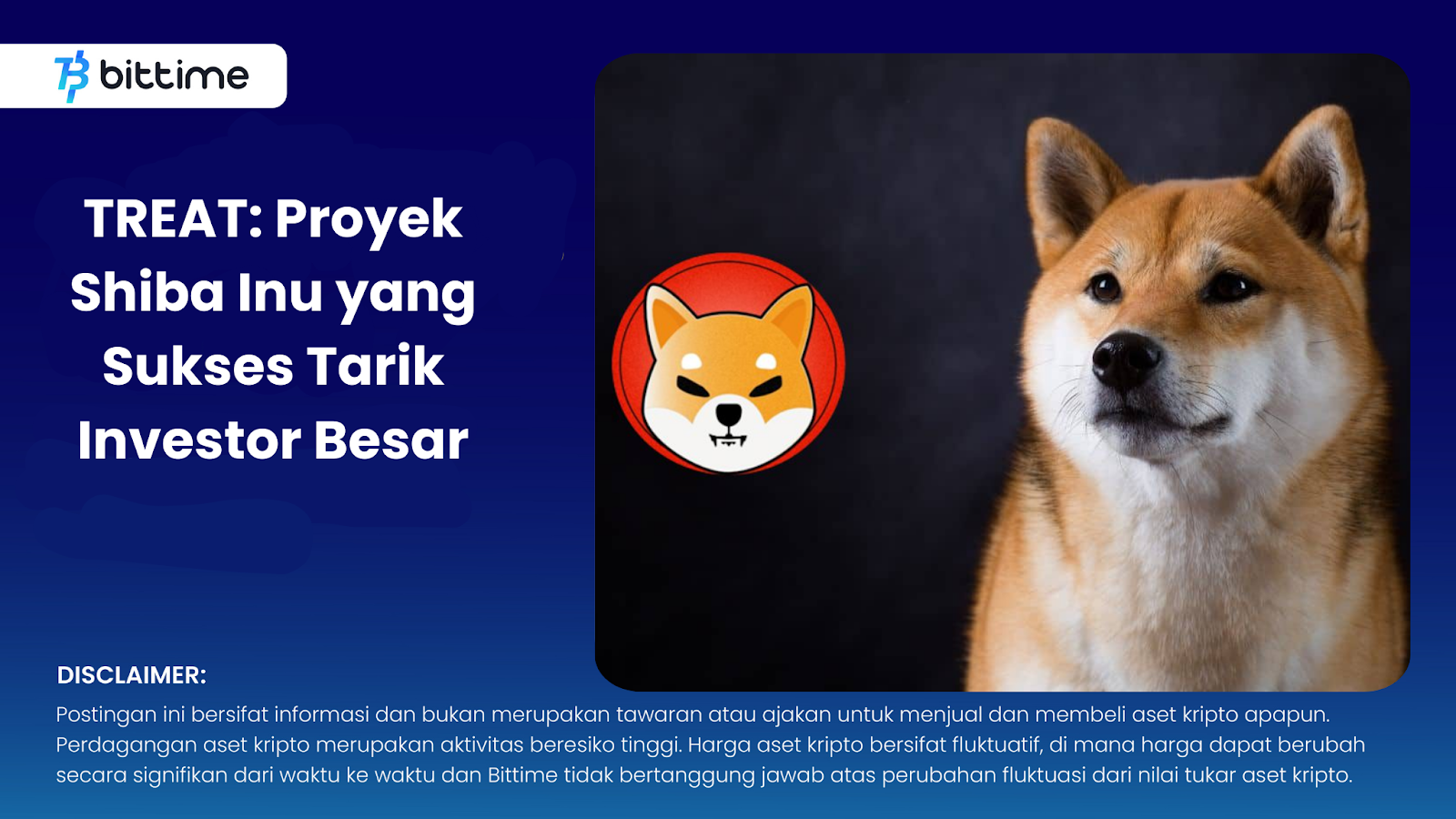 TREAT: Successful Shiba Inu Project Attracts Big Investors – Bittime