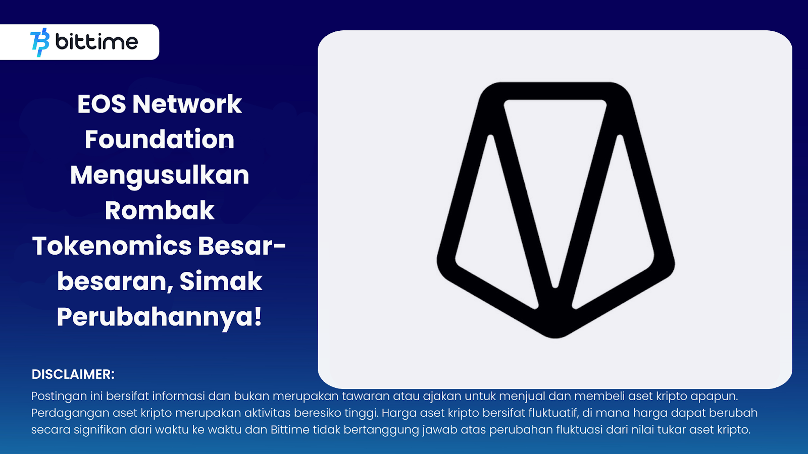 EOS Network Foundation Proposes Major Tokenomics Overhaul, Check Out the Changes! – Bittime