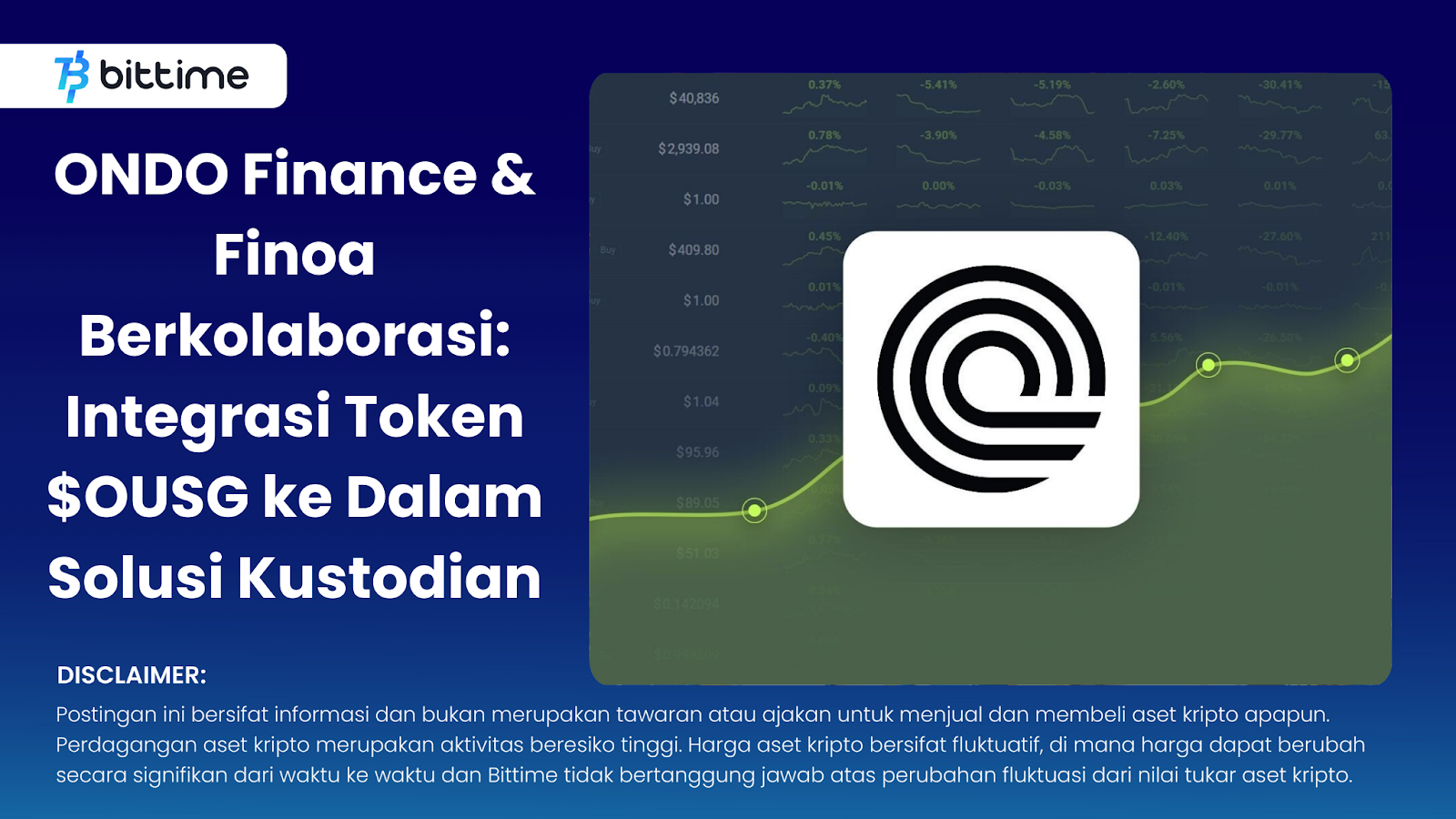 ONDO Finance & Finoa Collaborate: Integration of $OUSG Token Into ...