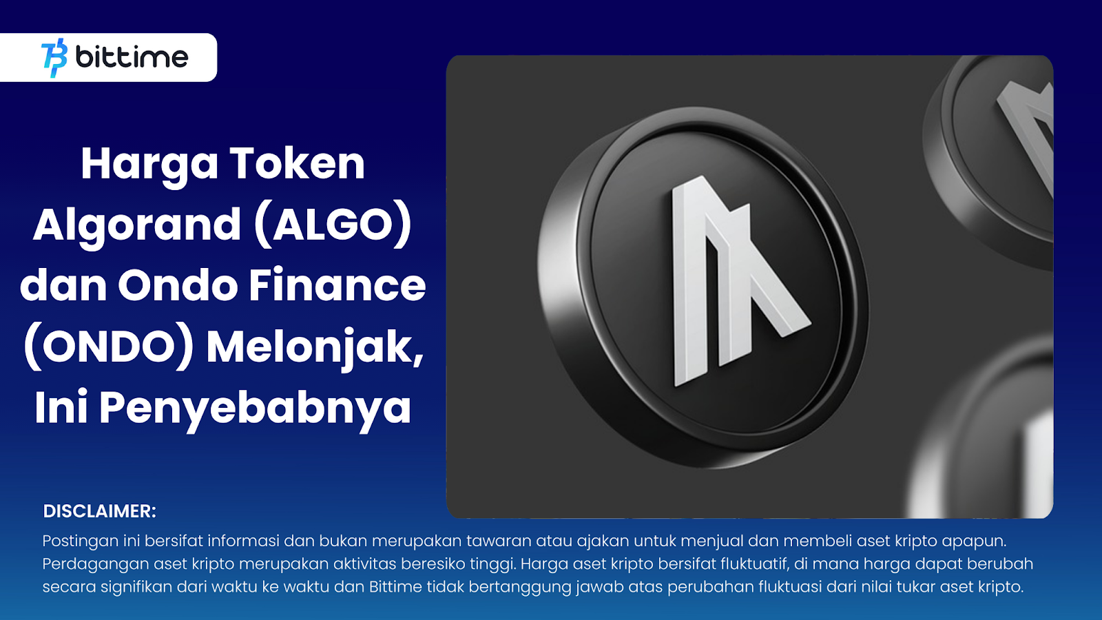 Algorand (ALGO) and Ondo Finance (ONDO) Token Prices Soar, This is the Reason – Bittime