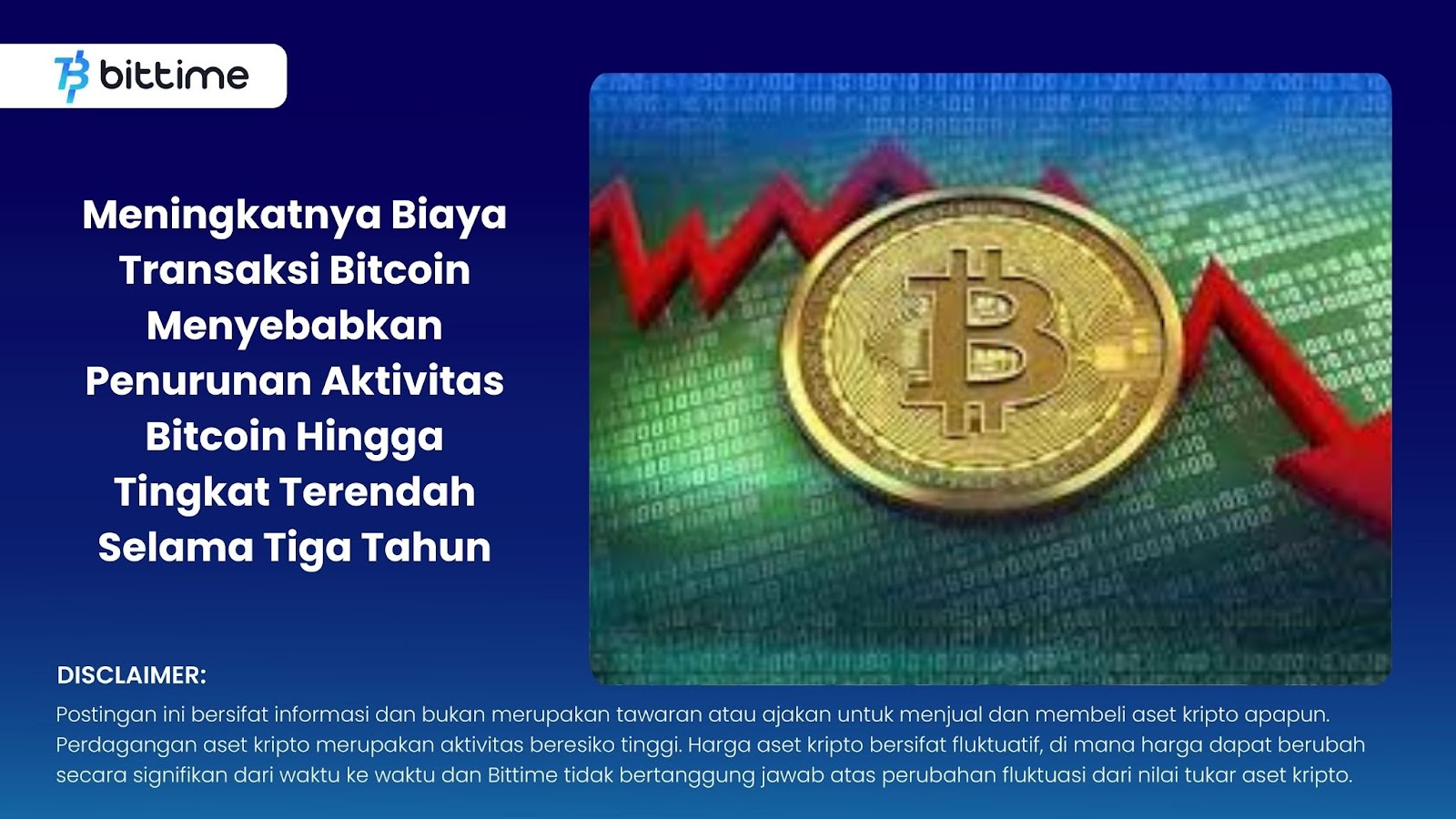 Meningkatnya Biaya Transaksi Bitcoin Menyebabkan Penurunan Aktivitas Bitcoin Hingga Tingkat ...