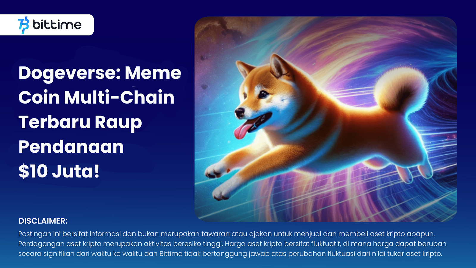 Dogeverse: Meme Coin Multi-Chain Terbaru Raup Pendanaan $10 Juta! – Bittime