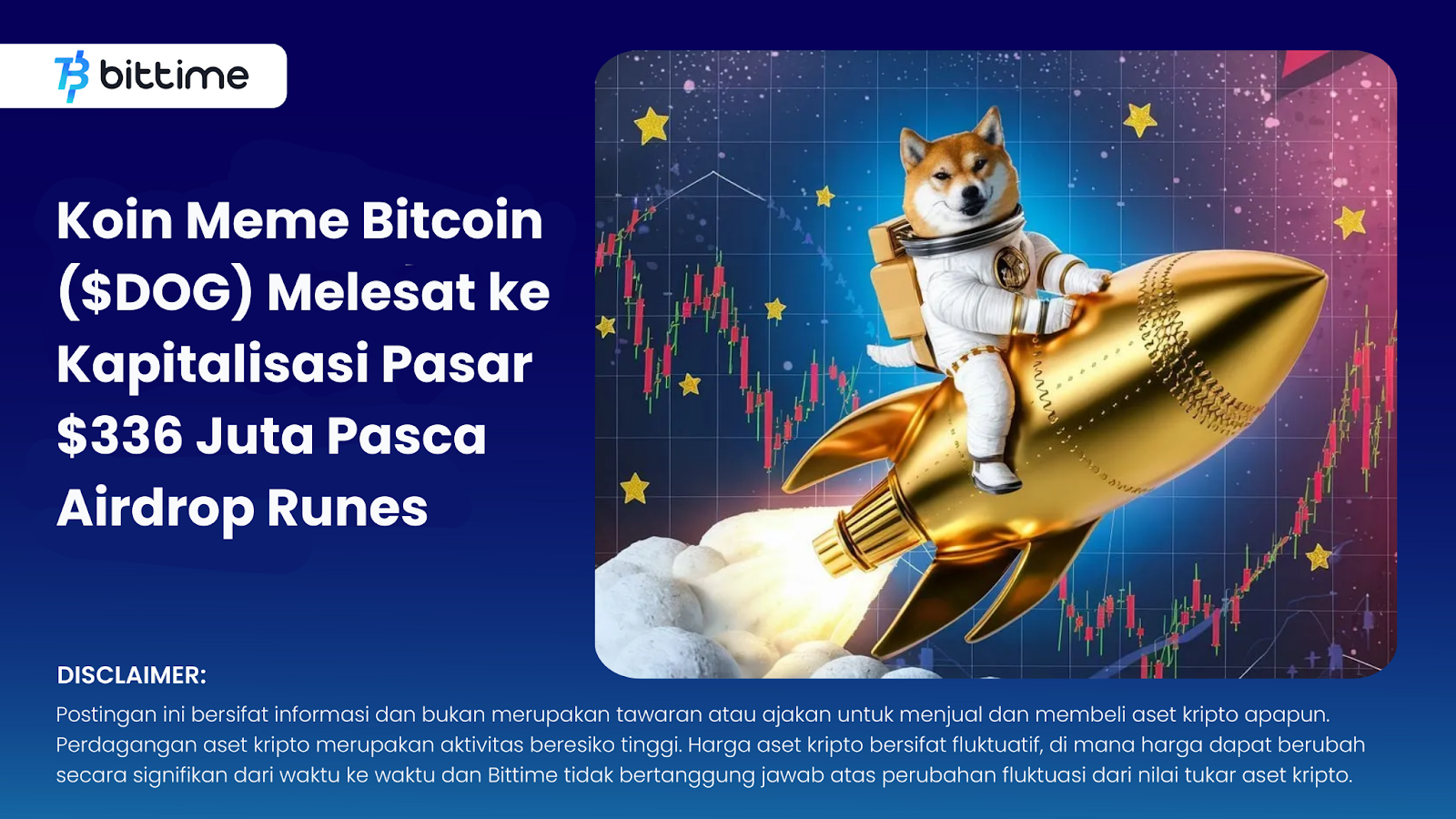 Bitcoin Meme Coin ($DOG) Shoots to $336 Million Market Cap Post Runes Airdrop – Bittime