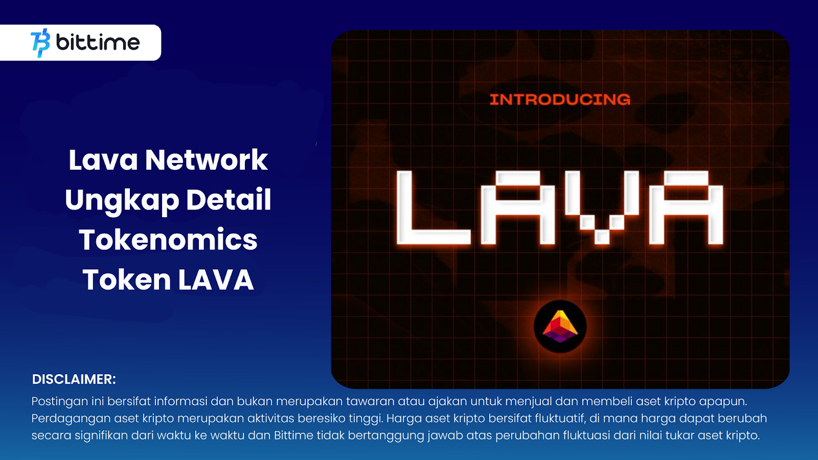 Lava Network Ungkap Detail Tokenomics Token LAVA – Bittime