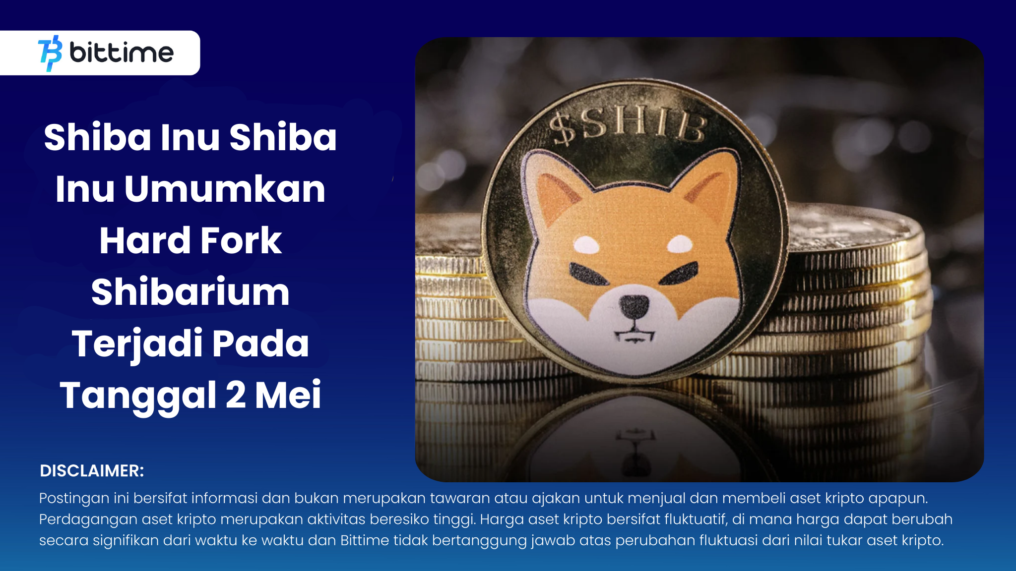 Shiba Inu Shiba Inu Announces Shibarium Hard Fork on May 2 – Bittime