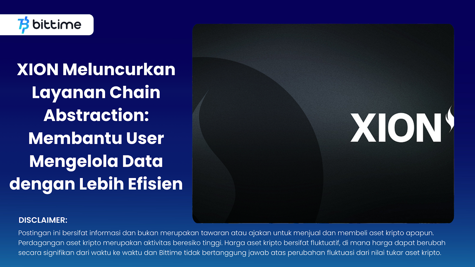 Xion Launches Chain Abstraction Service Helping Users Manage Data More