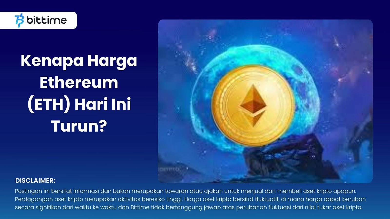 Why is The Price of Ethereum (ETH) Down Today? – Bittime