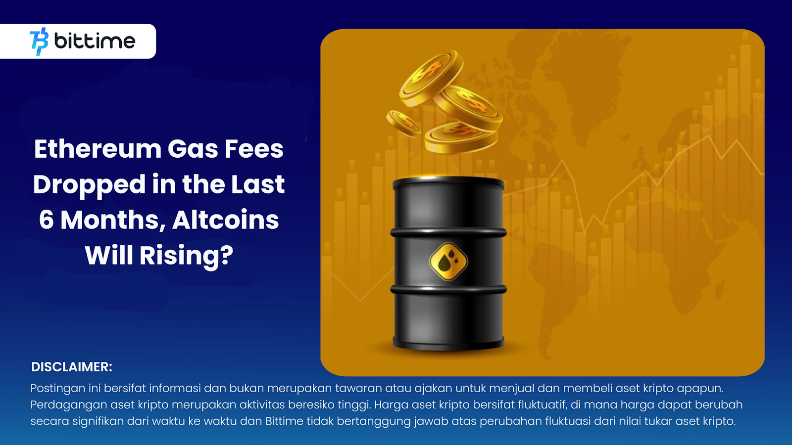 Ethereum Gas Fees Dropped in the Last 6 Months, Altcoins Will Rising ...