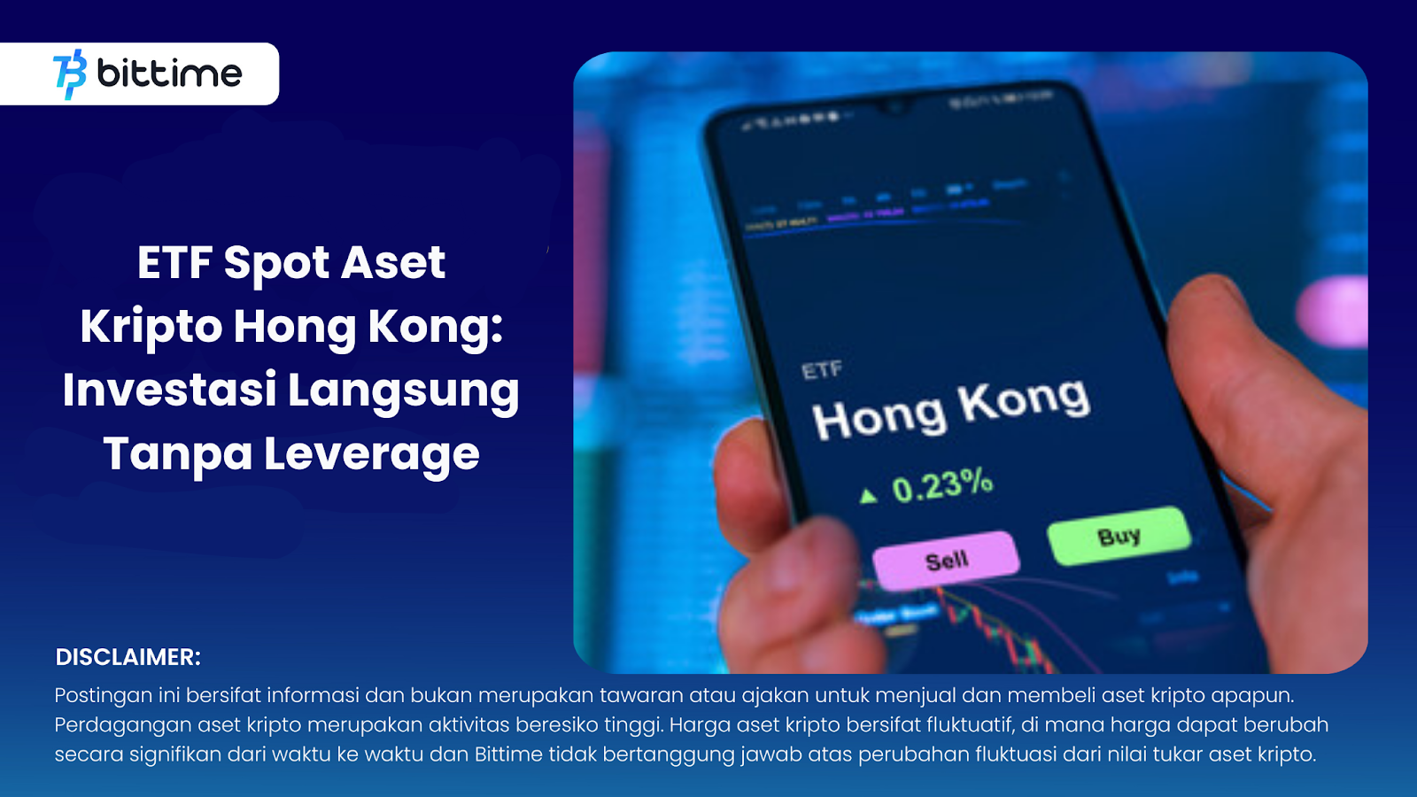 ETF Spot Aset Kripto Hong Kong: Investasi Langsung Tanpa Leverage – Bittime