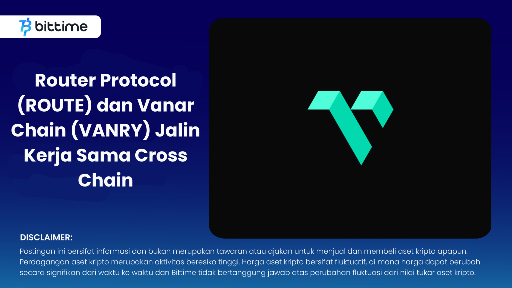 Router Protocol (ROUTE) dan Vanar Chain (VANRY) Jalin Kerja Sama Cross ...