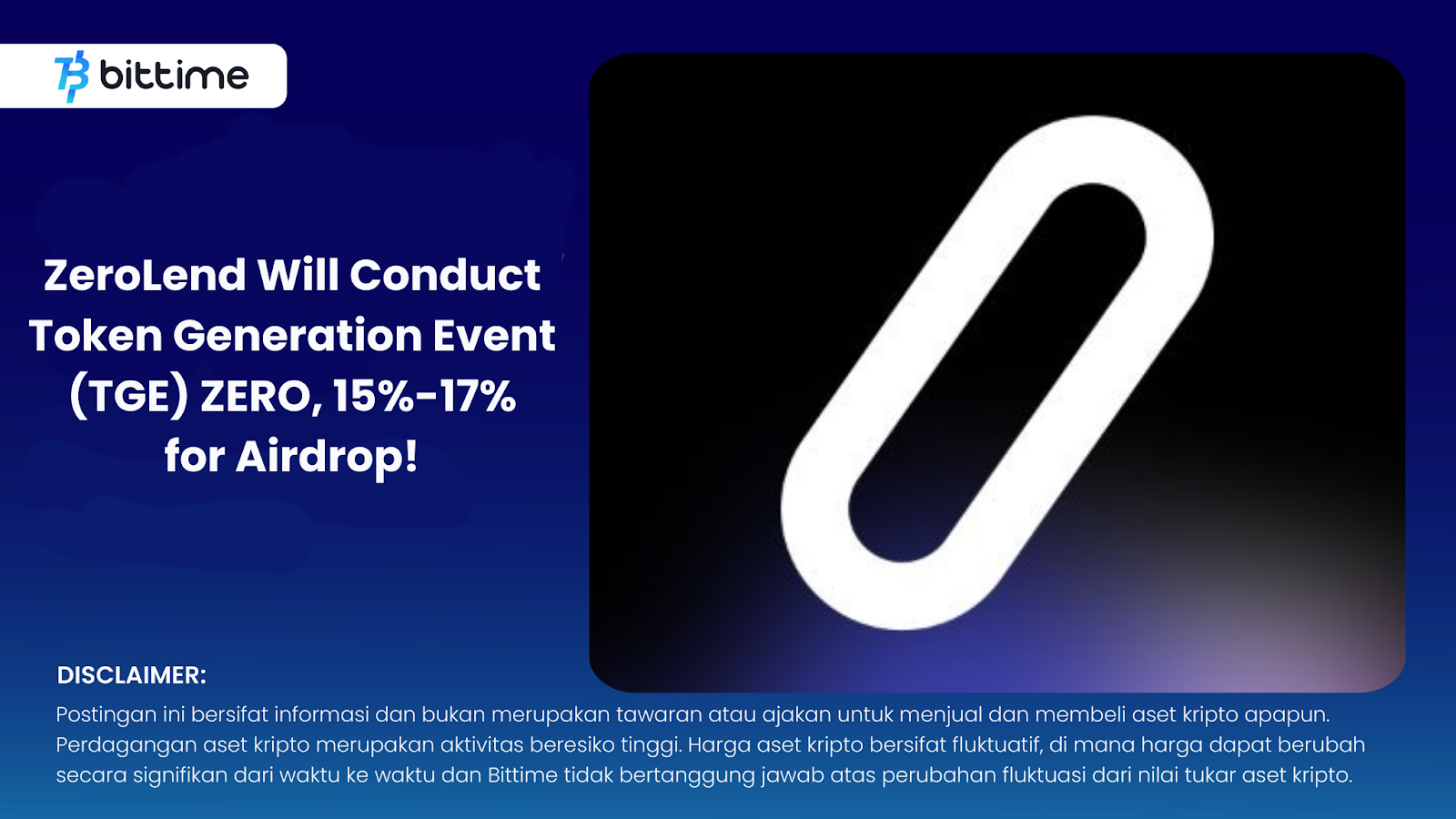 ZeroLend Will Conduct Token Generation Event (TGE) ZERO, 15%-17% for ...