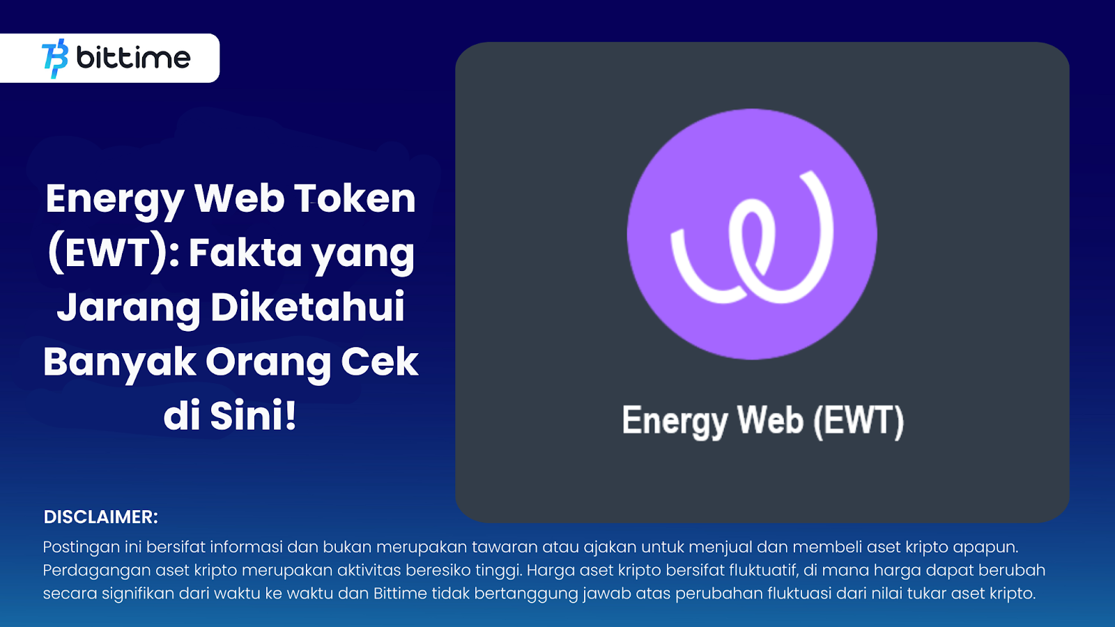 Energy Web Token (EWT): A Little-Known Fact, People Check Here! – Bittime