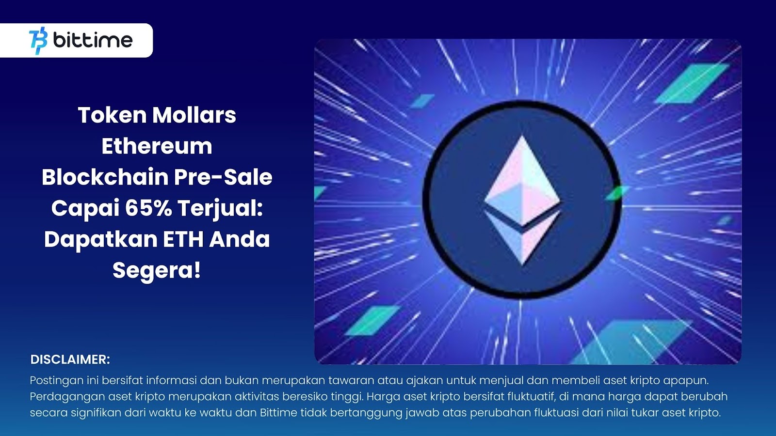 Token Mollars Ethereum Blockchain Pre-Sale Capai 65% Terjual: Dapatkan ...