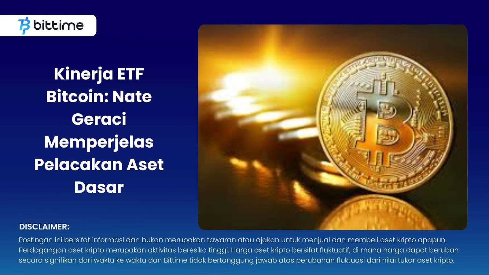 Bitcoin ETF Performance: Nate Geraci Clarifies Underlying Asset ...