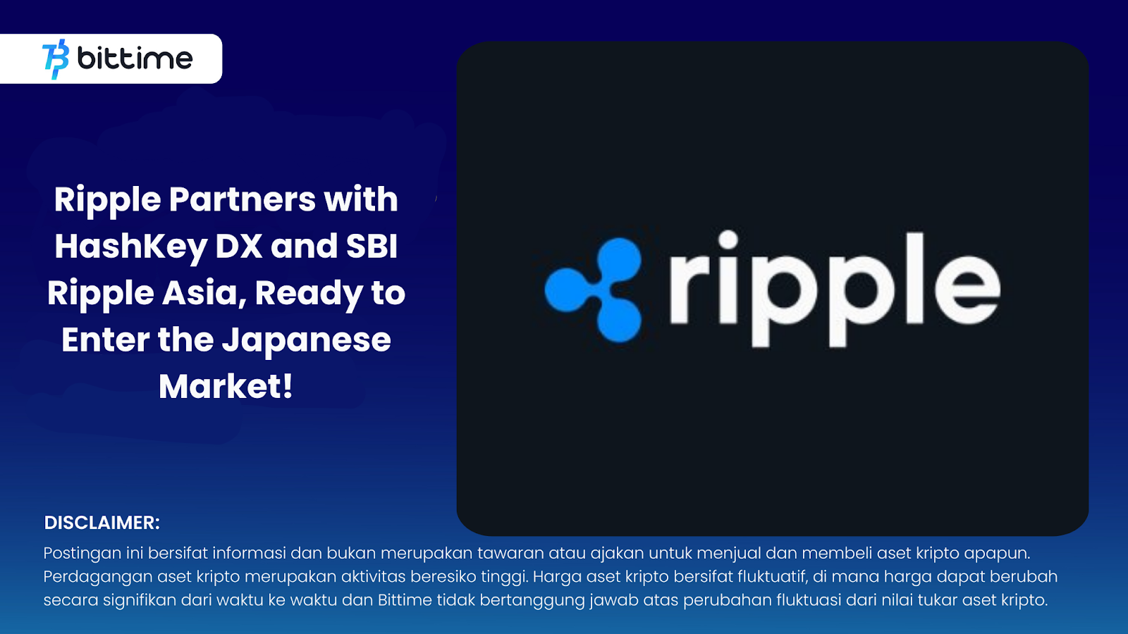Ripple Partners with HashKey DX and SBI Ripple Asia, Ready to Enter the Japanese Market! – Bittime
