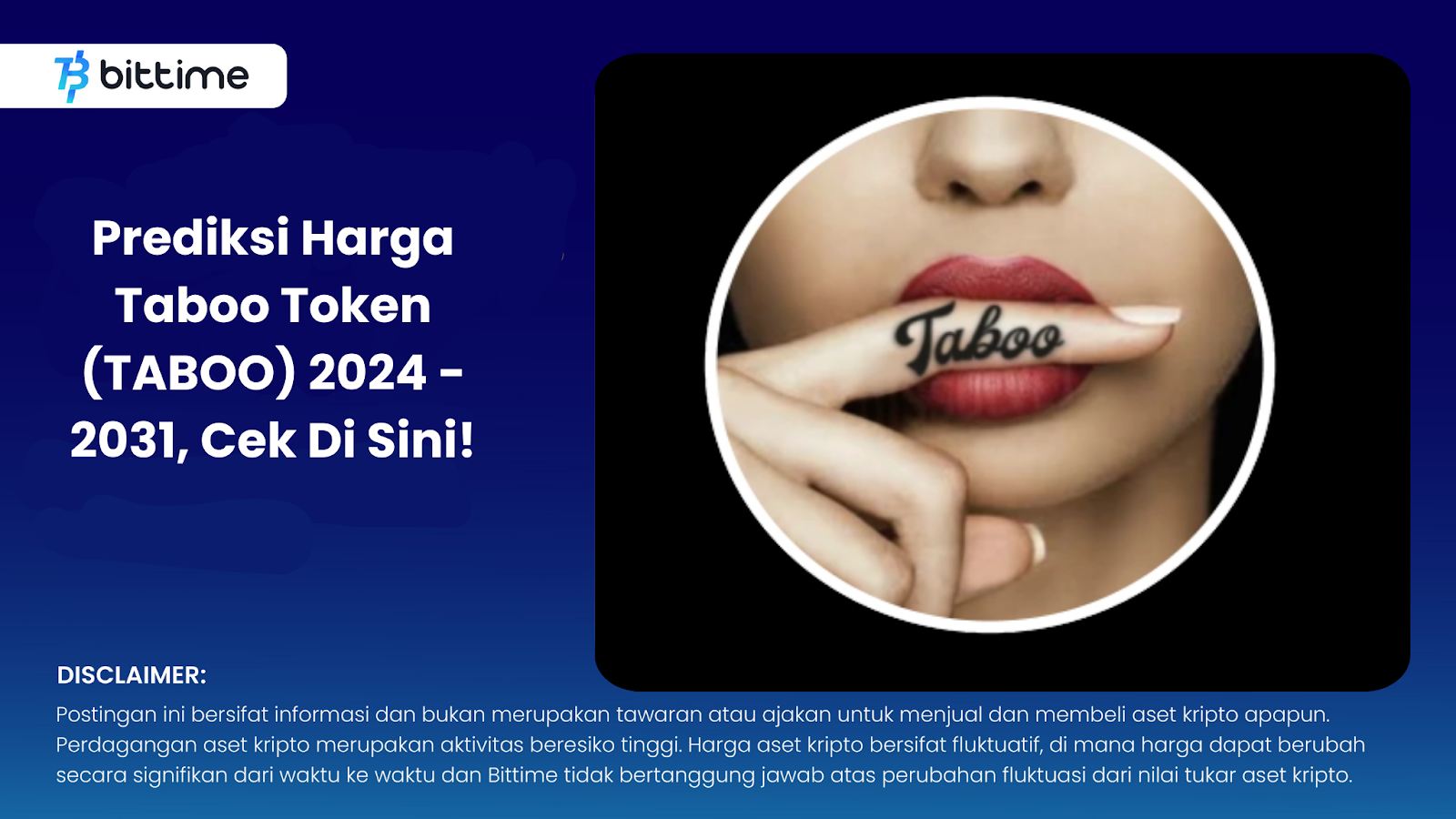 Taboo Token (TABOO) Price Prediction 2024 - 2031, Check Here! – Bittime