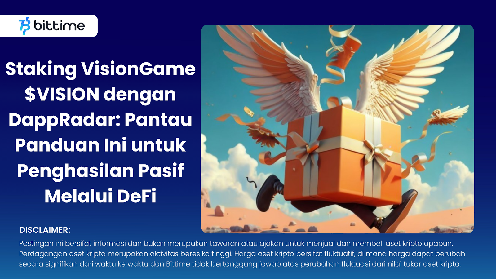 Staking VisionGame $VISION with DappRadar: Watch This Guide to Passive Income Through DeFi – Bittime