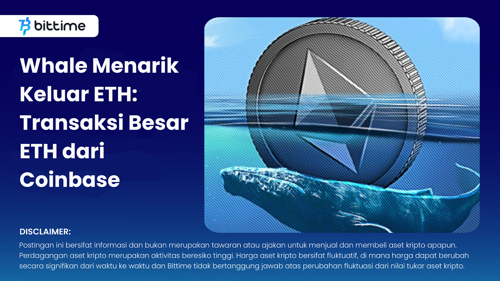 Whales Pull Out ETH: Huge ETH Transaction from Coinbase – Bittime