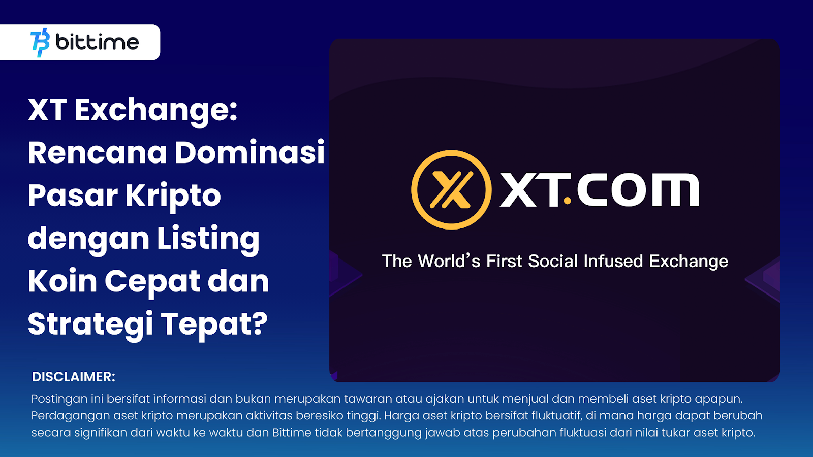 XT Exchange: Rencana Dominasi Pasar Kripto dengan Listing Koin Cepat dan Strategi Tepat? – Bittime
