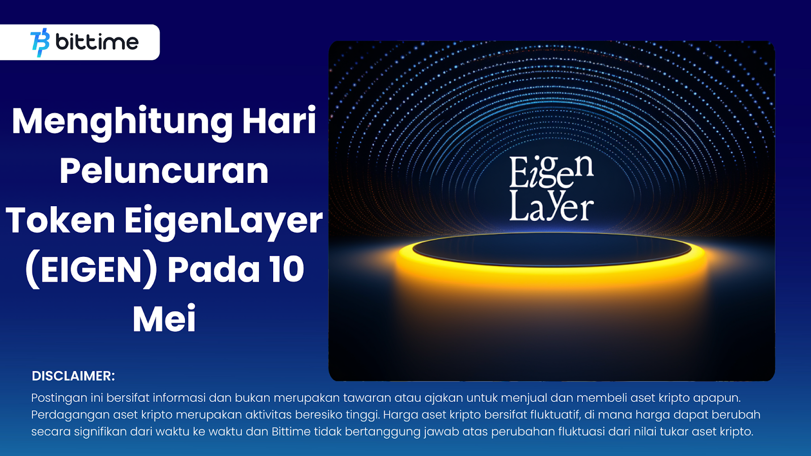 Counting the Days for the Launch of the EigenLayer Token (EIGEN) on May 10 – Bittime