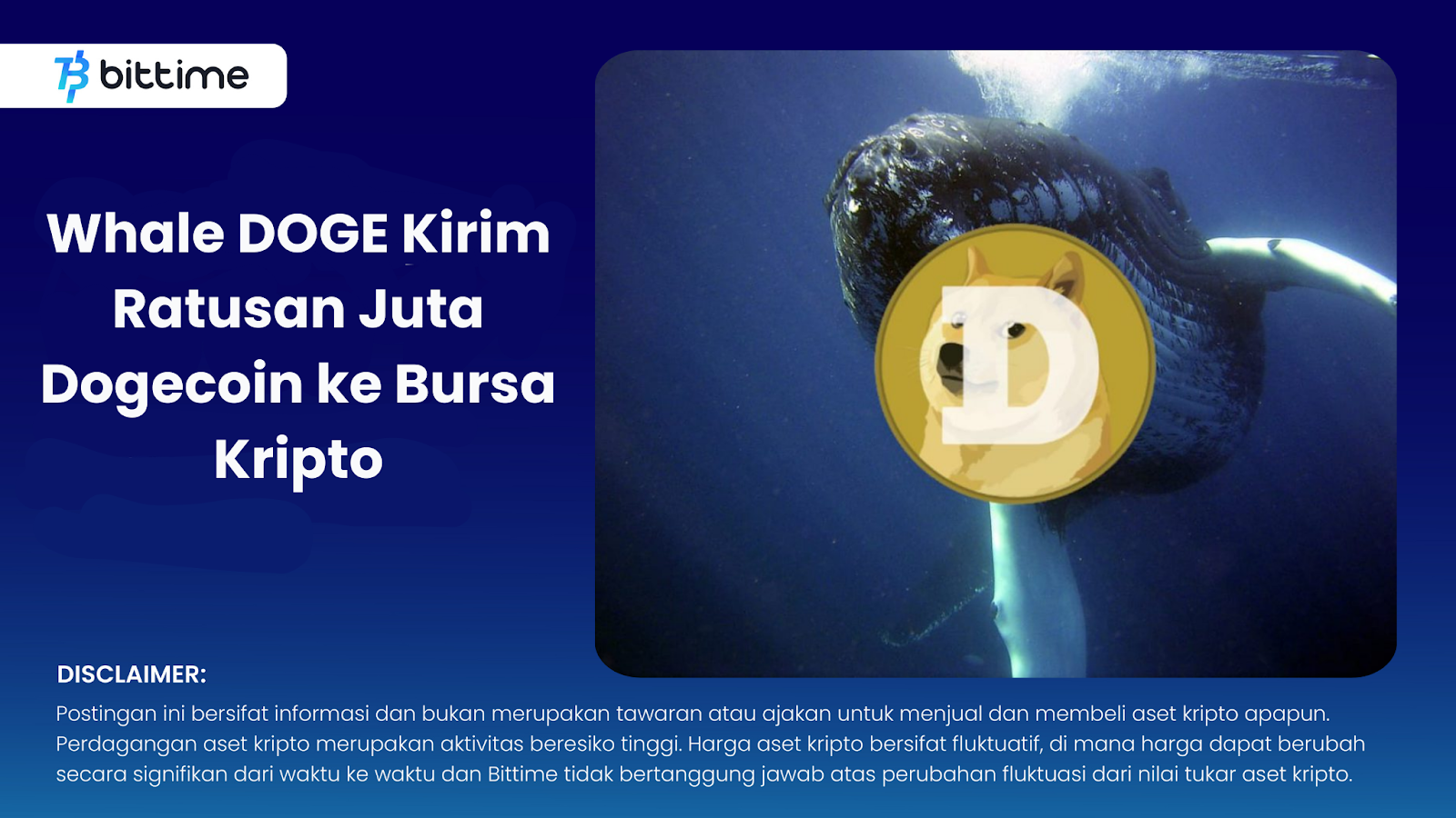 DOGE Whale in Action, Sends Hundreds of Millions of Dogecoin to Crypto Exchanges – Bittime