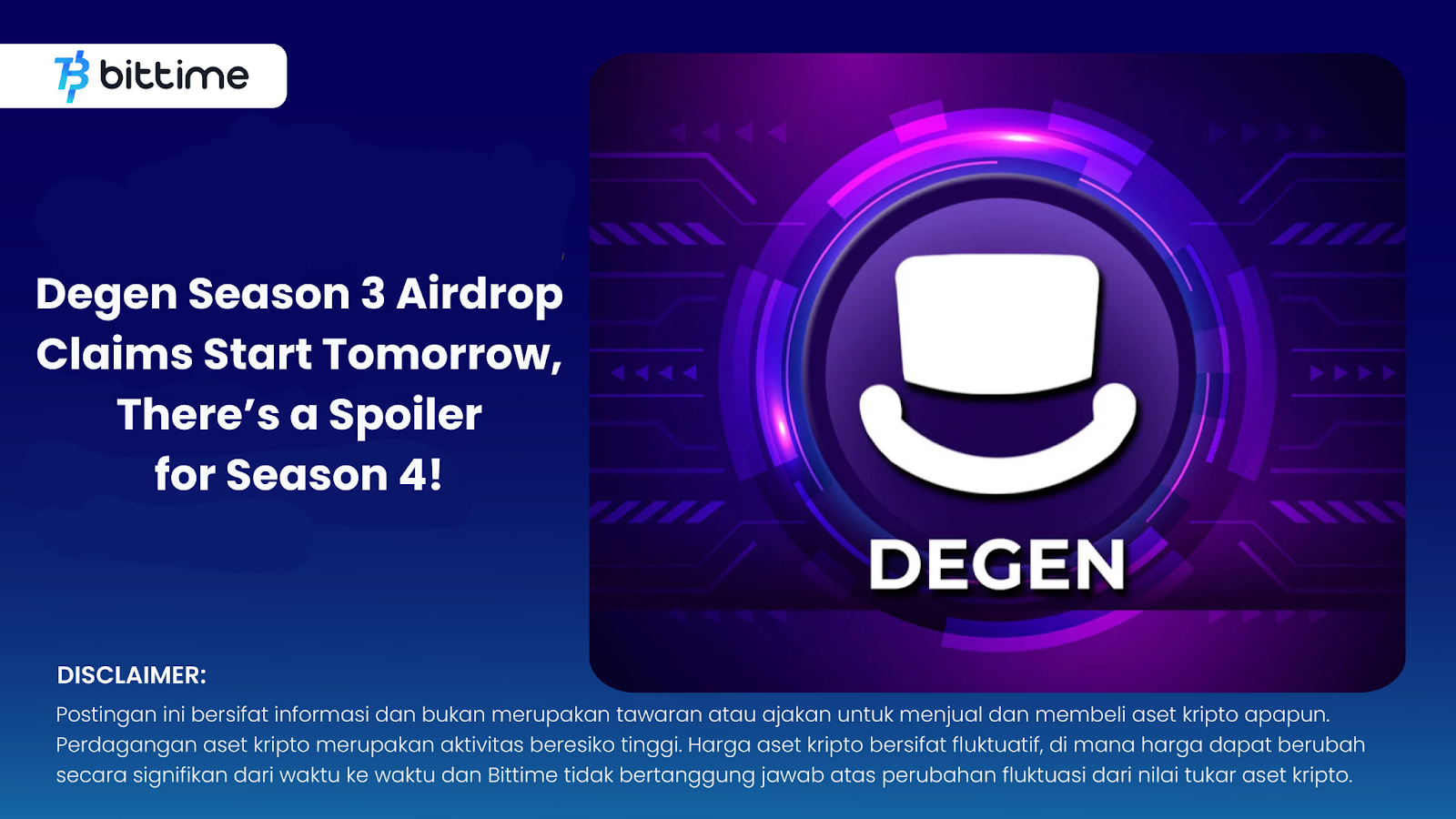 Degen Season 3 Airdrop Claims Start Tomorrow, There’s a Spoiler for ...