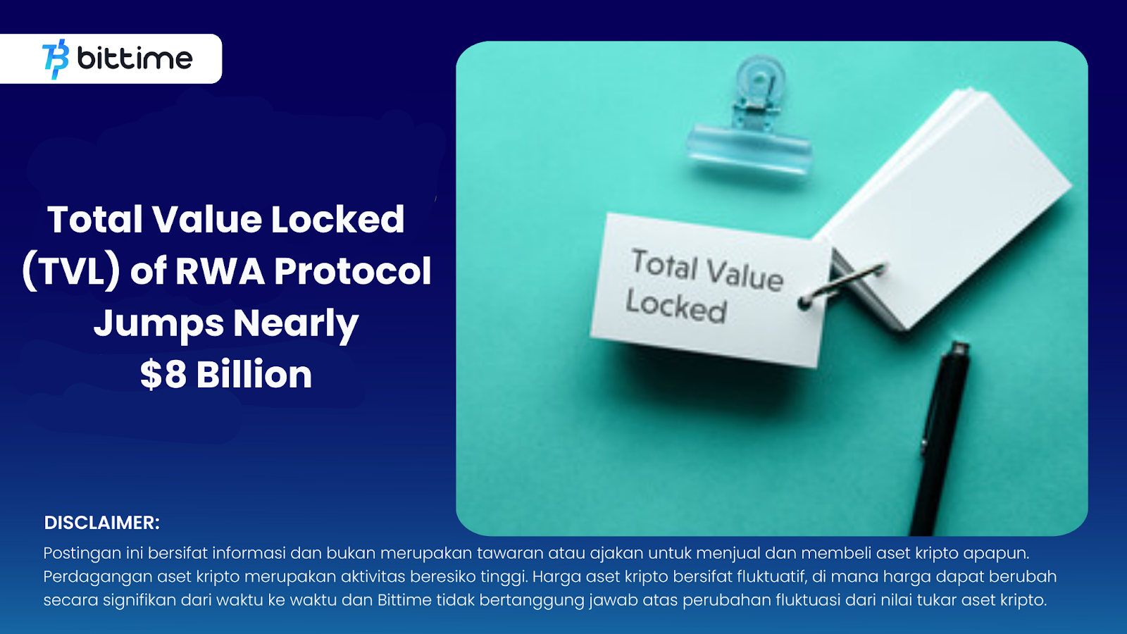 Total Value Locked (TVL) of RWA Protocol Jumps Nearly $8 Billion – Bittime