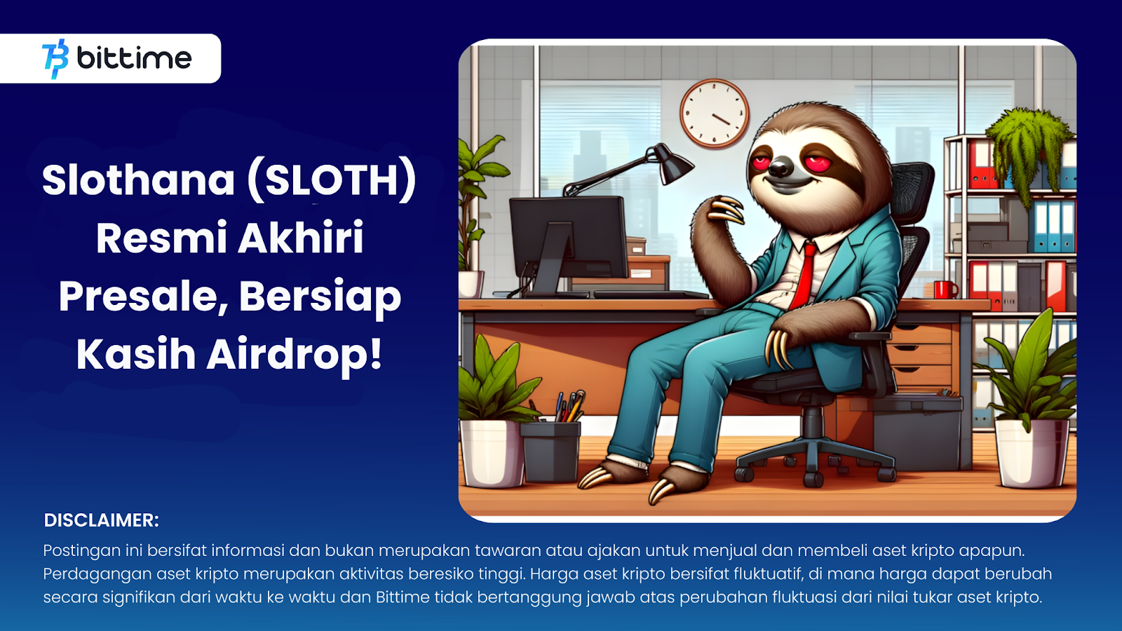 Slothana (SLOTH) Officially Ends Presale, Get Ready to Give Airdrop ...