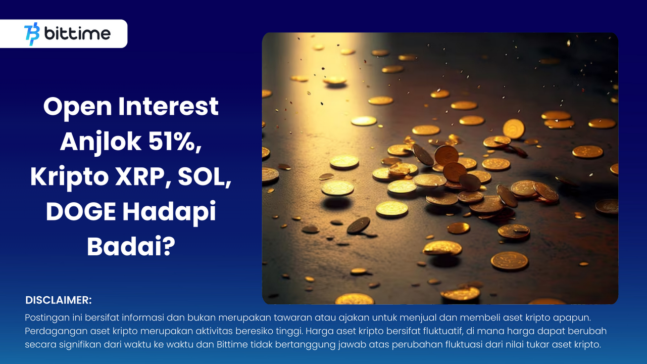 Open Interest Drops 51%, Cryptos XRP, SOL, DOGE Facing Storm? – Bittime