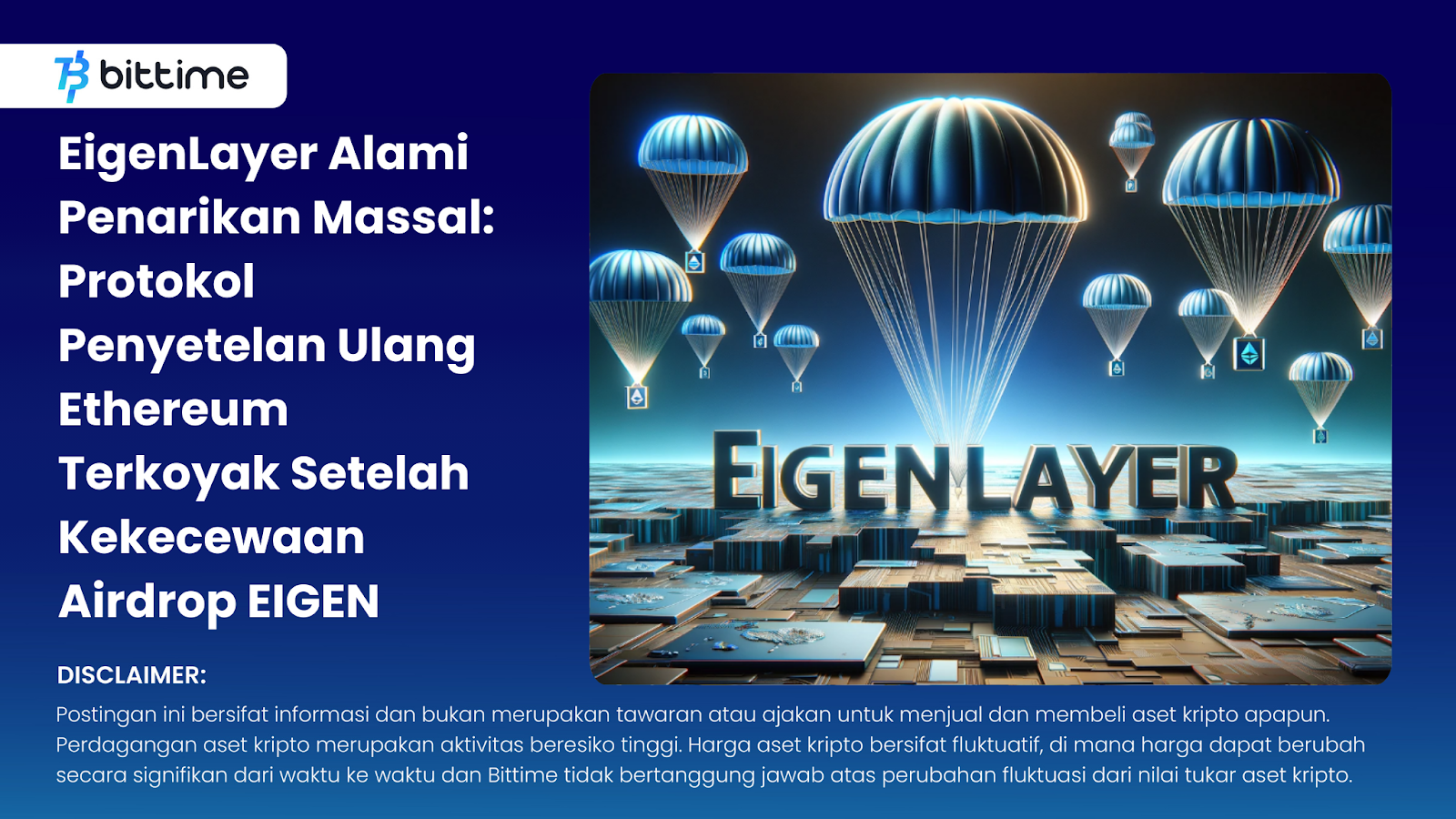 EigenLayer Experiences Mass Withdrawal: Ethereum Reset Protocol Crashes After EIGEN Airdrop ...