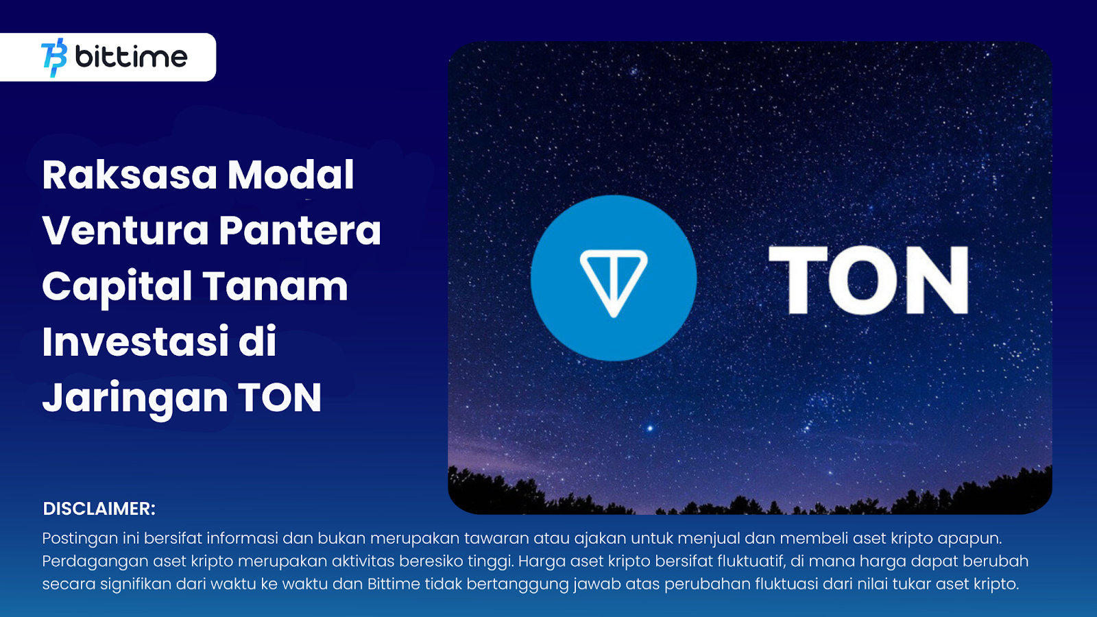 Venture Capital Giant Pantera Capital Invests in TON Network – Bittime