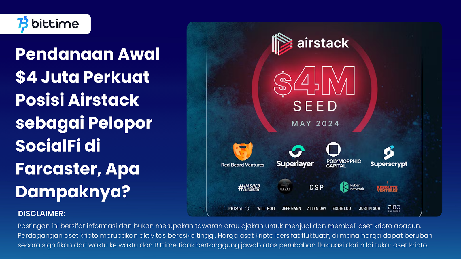 $4 Million Seed Funding Strengthens Airstack's Position as SocialFi Pioneer on Farcaster, What's ...