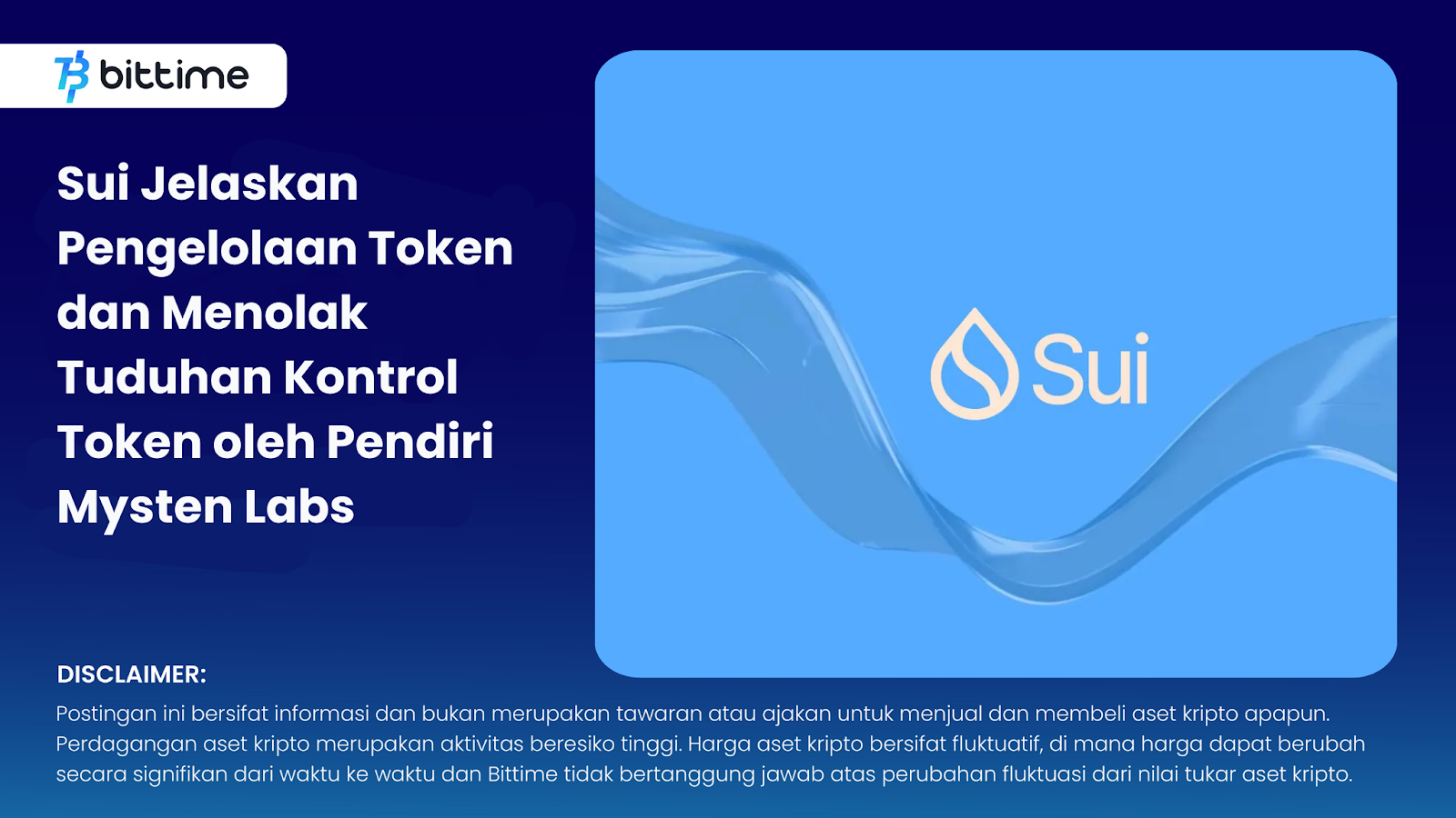 Sui Explains Token Management and Rejects Accusations of Token Control ...