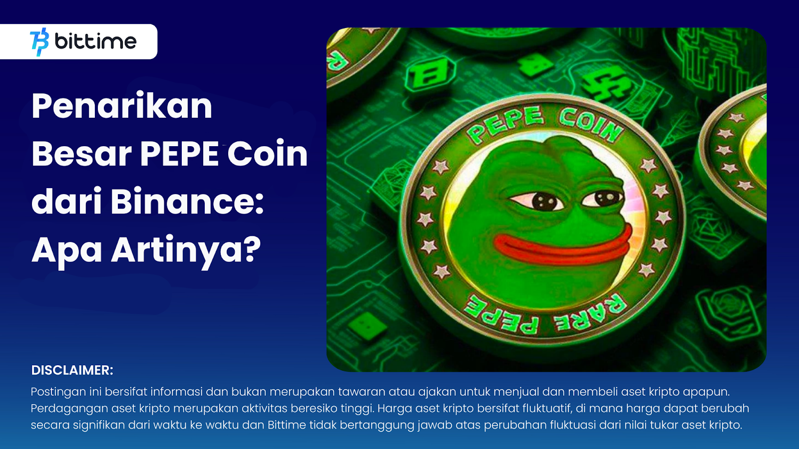 Binance's Big PEPE Coin Withdrawal: What Does It Mean? – Bittime