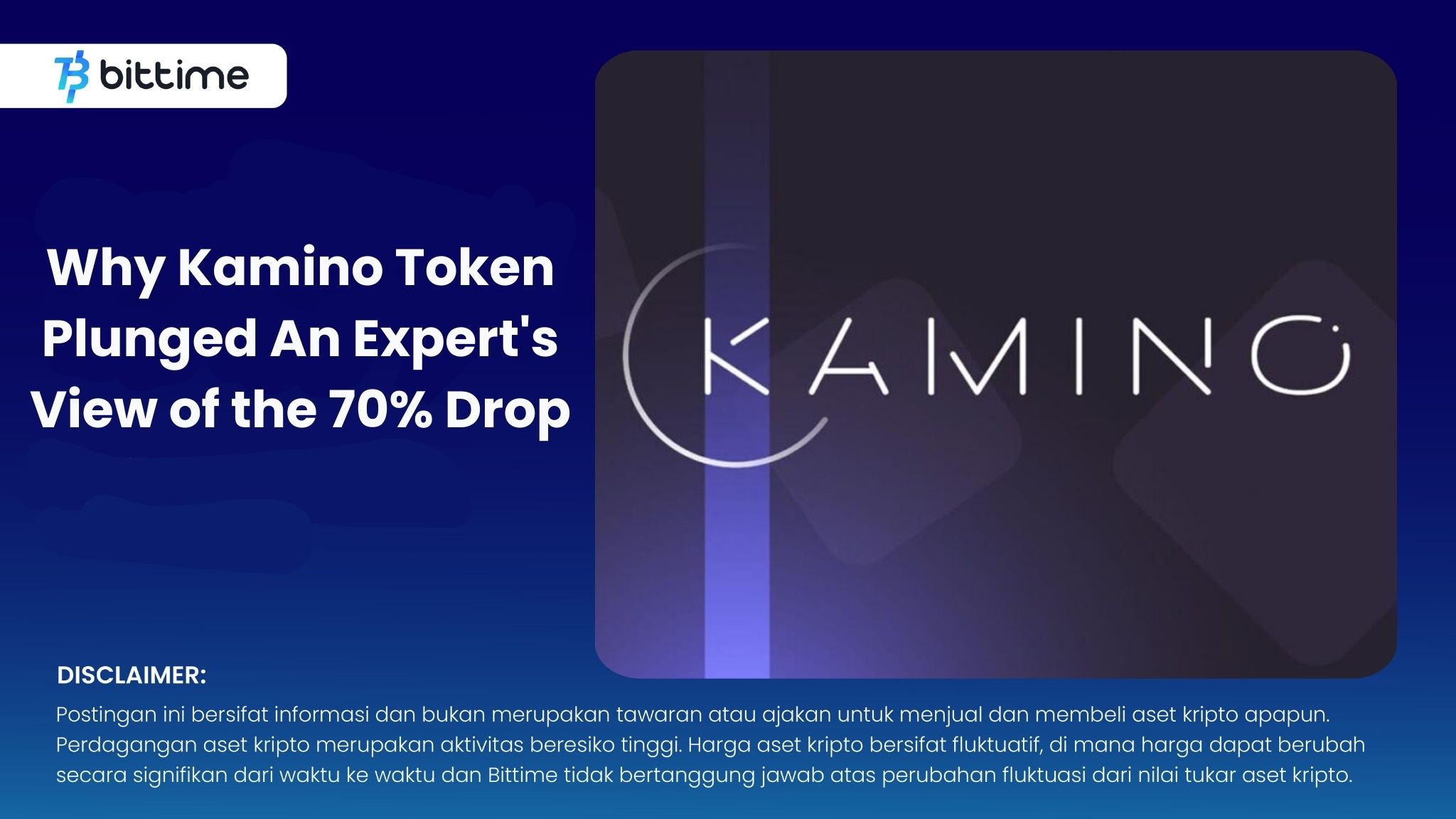 Why Kamino Token Plunged An Expert's View of the 70% Drop – Bittime