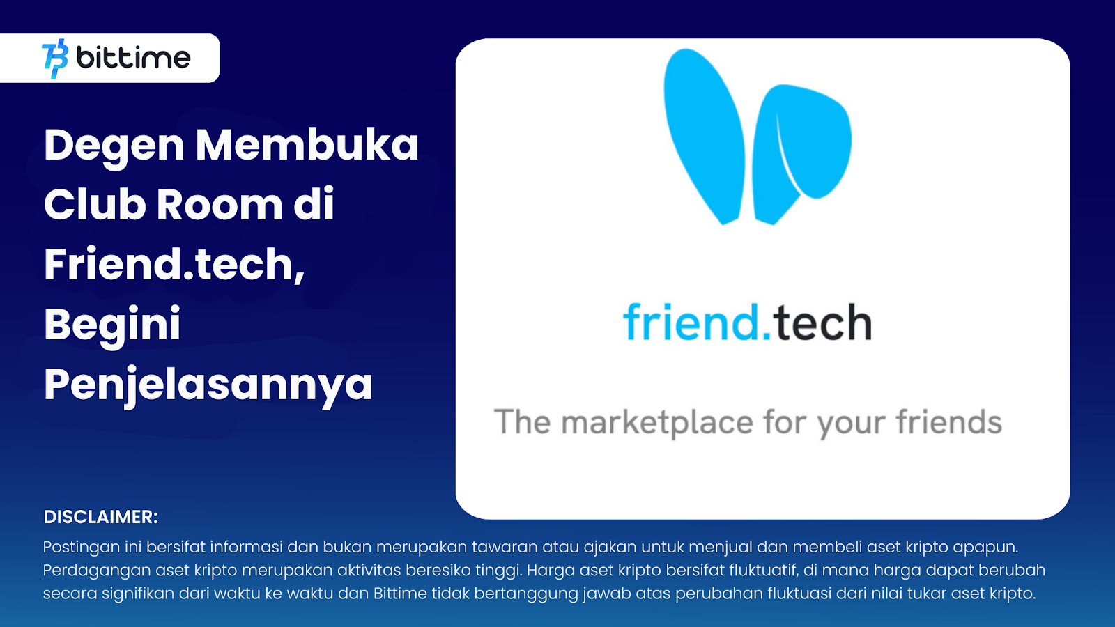 Degen Opens a Club Room at Friend.tech, Here's the Explanation – Bittime