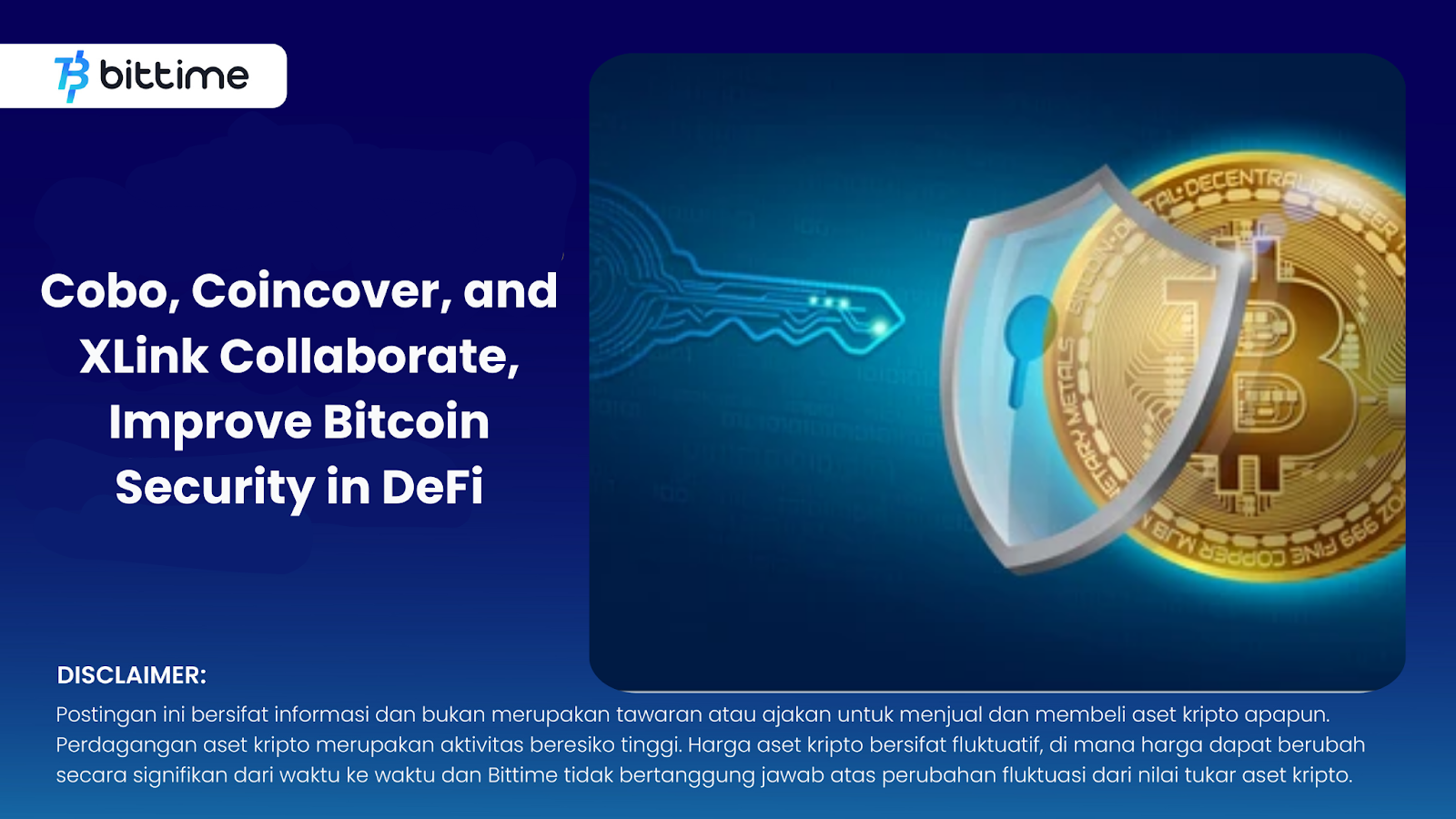 Cobo, Coincover, and XLink Collaborate, Improve Bitcoin Security in DeFi – Bittime