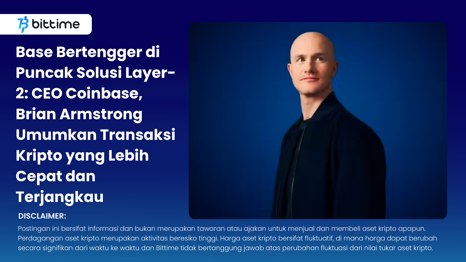 Base Perches at the Top of Layer-2 Solutions: Coinbase CEO Brian ...