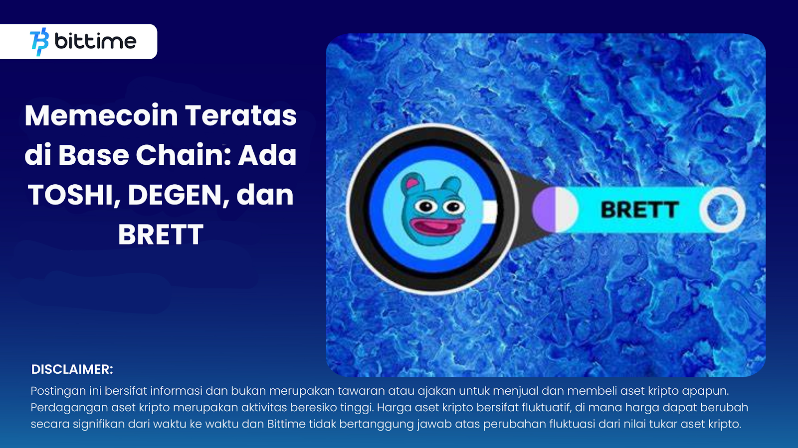 Top Memecoin List in Base Chain: There are TOSHI, DEGEN, and BRETT ...