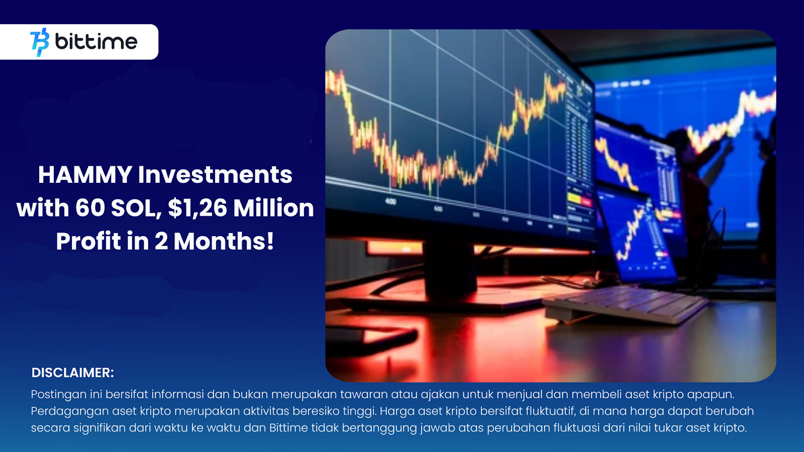 HAMMY Investments with 60 SOL, $1,26 Million Profit in 2 Months! – Bittime