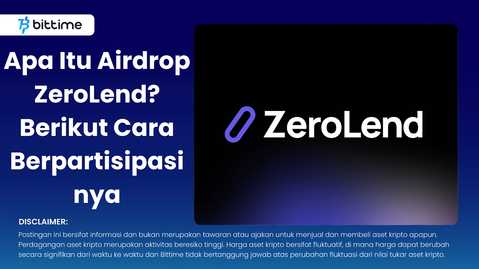 What is ZeroLend Airdrop? Here's How to Participate – Bittime