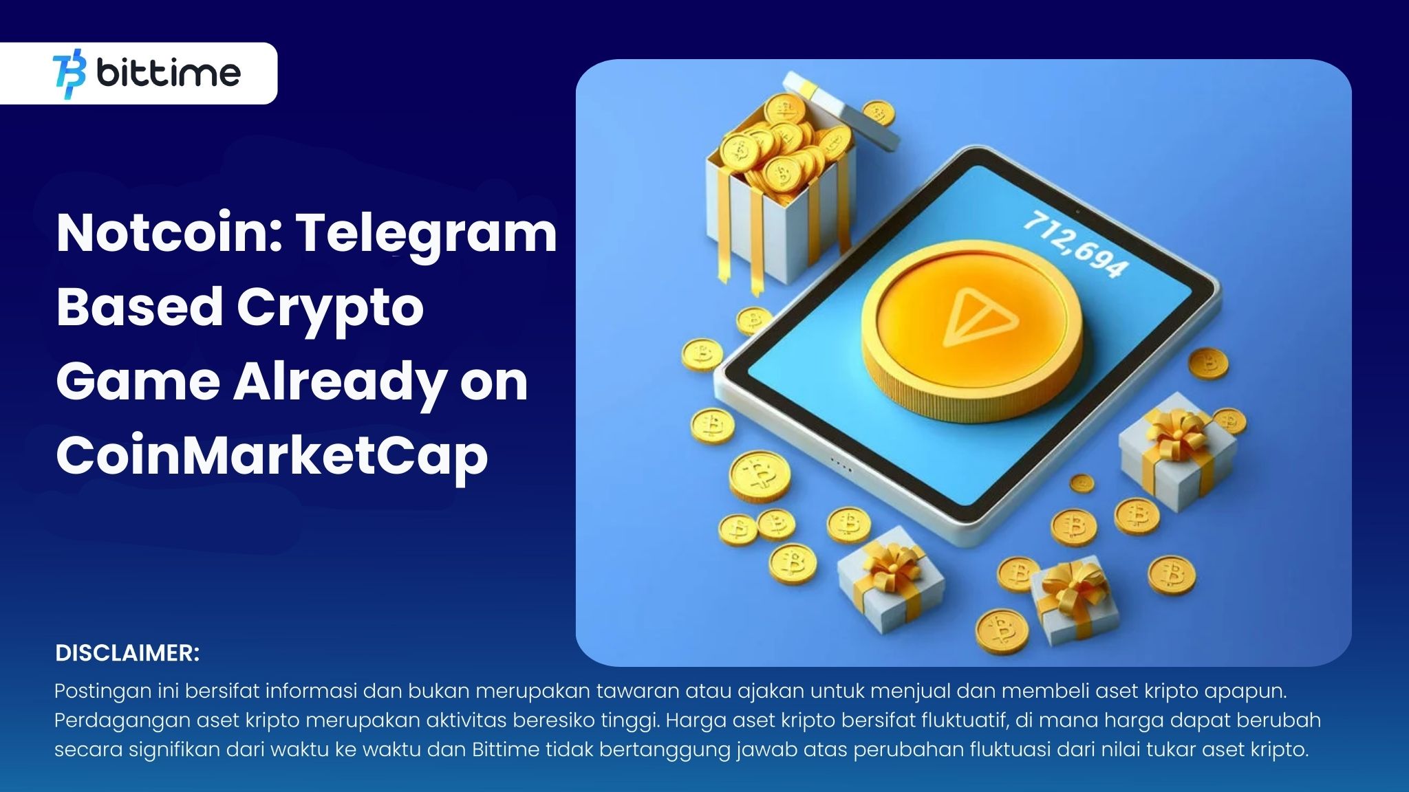 Notcoin: Telegram Based Crypto Game Already on CoinMarketCap – Bittime